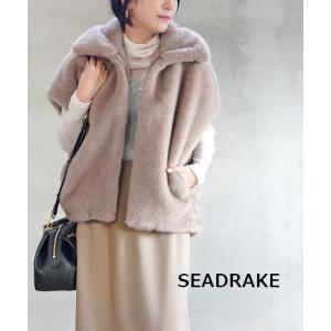 シードレイク フェイクレザー プリーツスカート Seadrake レディース