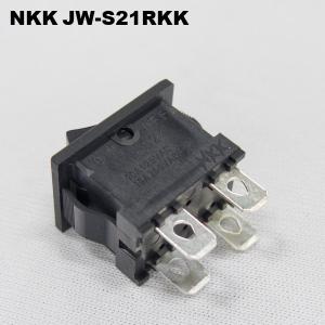 NKKスイッチズ JW-S21RKK Sタイプ 全モールドロッカスイッチ はんだ端子・タブ端子#187兼用 2極単投ON-OFF 10A 125V AC :0172248:FA-Ubon ...