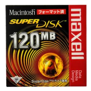 マクセル SuperDisk （スーパーディスク） 120MB ブラック 1枚 Macintoshフォーマット済 SD120.MAC.B1P ...