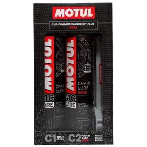 MOTUL （モチュール） CHAIN MAINTENANCE KIT PLUS ROAD オンロードバイク用チェーンルブ400mlチェーン ...