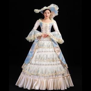 貴族 ドレス ステージ衣装 舞台衣装 オペラ声楽 中世貴族風 お姫様