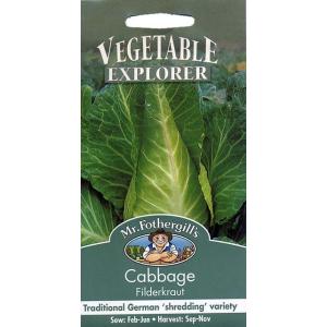 【輸入種子】 Mr.Fothergills Seeds Cabbage Filderkraut キャベッジ フィルダークラウト ミスターフォザ ...