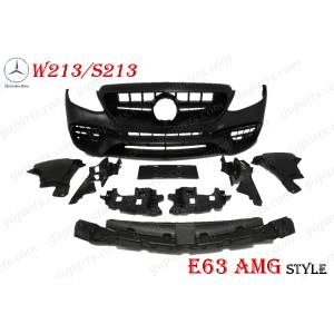 ベンツ E クラス W213 S213 E200 E220d E250 E350e E400 E450 → E63 AMG LOOK 2016〜 フロント バンパー セット エアロ パーツ ...