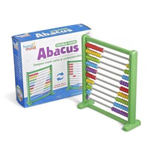 hand2mind Double Sided Plastic 100 Bead Abacus Abacus for Kids Math ...
