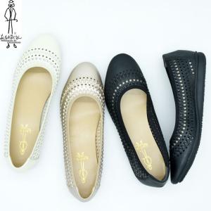 あしながおじさん フラットシューズ 2810527 本革 レザー フラット