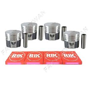 Factorytaiwan Piston + Ring Kit Set STD 73mm for Mitsubishi K4D X 4 PCS ...