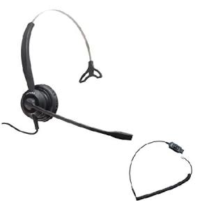 Avaya 対応ヘッドセット XS 820 ミュート付き - Avaya IP電話:J139 J169 J179 1608 1616 9601 ...