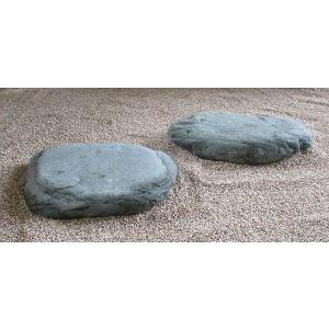 YA-73 2石組 伊予青石 （自然石）「拝石・沓脱石・庭石・景石・縁側 」【坪庭・和風・インテリア・花壇】【送料無料】 :YA-73:石の里SiN - 通販 - Yahoo!ショッピング