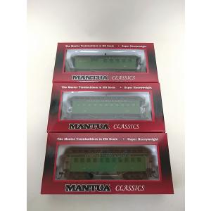 MANUTUA No.716100 1890 Wooden Passenger S.F.-COACH 2両 + 716110 S.F ...