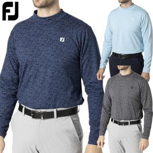 FootJoy（フットジョイ） ウェーブラインプリントモックネック長袖