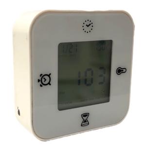 イケア KLOCKIS クロッキス ＜ホワイト＞時計/温度計/アラーム/タイマー IKEA 時計 目覚まし時計 置き時計 :50277005 ...