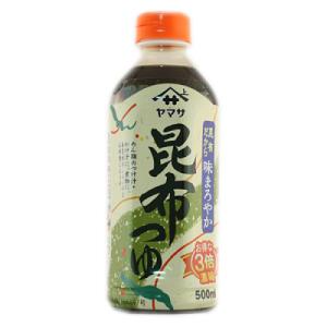 ヤマサ 昆布つゆ 3倍濃縮 500ml :4903001067408:くすりのレデイハートショップ - 通販 - Yahoo!ショッピング