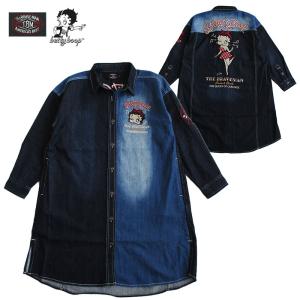 ベティーブープ ナイロンコーチジャケット Betty Boop メンズ