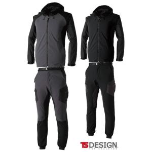 TSデザイン 秋冬 エコグログランジャケット パンツ 上下セット 7716
