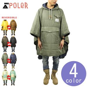ポーラー POLER REVERSIBLE NYLON PUFF CREW リバーシブル アノラック