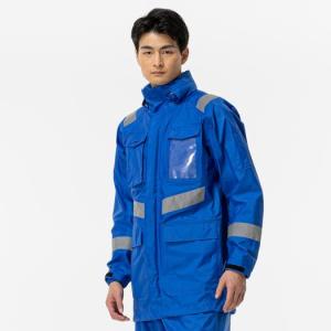 ミズノ公式 ベルグテックEXレインコート ユニセックス ブルー 梅雨 雨