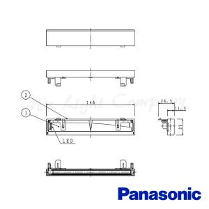 Panasonic パナソニック FK91220 カセット式LEDランプ 交換用 Panasonic パナソニック FK91220 カセット式LEDランプ 交換用