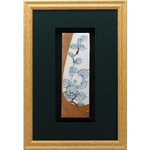 九谷焼 陶額 金箔バラ 陶板 陶板画 壁飾り 額縁 絵画 アート 九谷焼 陶額 金箔バラ 陶板 陶板画 壁飾り 額縁 絵画 アート