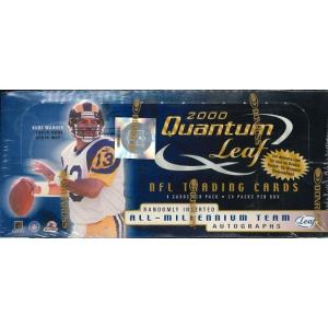 NFL 2000 LEAF QUANTUM LEAF FOOTBALL HOBBY BOX - 最安値・価格比較 - Yahoo!ショッピング ...