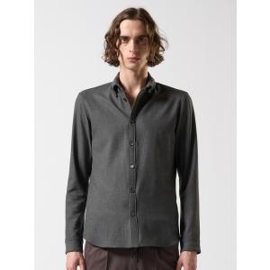 【中古】未使用品 ジュンハシモト junhashimoto 25SS DRY OPC SHIRT シャツ 長袖 1062510002 コットン リネン 麻 紺 4 未使用品 ジュンハシモト junhashimoto 25SS DRY OPC SHIRT シャツ