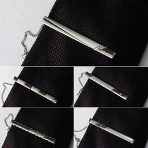ネクタイピン 5本セット おしゃれ シンプル チェーン付き ネクタイピン 5本セット おしゃれ シンプル チェーン付き