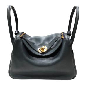 HERMES（エルメス） リンディ30 ブラック黒 トリヨン ゴールド金具 Z