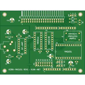 Z80 128kB RAM/16k ROM ボード (KZ80_1MSRAM REV3) 専用プリント Z80 128kB RAM/16k ROM ボード (KZ80_1MSRAM REV3) 専用プリント