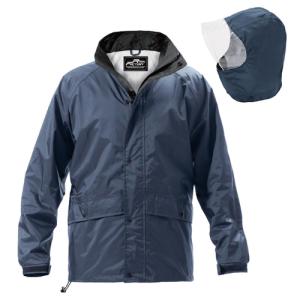 レインスーツ 全方位プリズム反射テープ付 オレンジ LL 上下 レイン