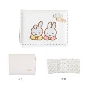 Miffy ミッフィー 三つ折りミニ財布 オフホワイト BN1863OW-7 [M Miffy ミッフィー 三つ折りミニ財布 オフホワイト BN1863OW-7 [M