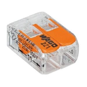 ワゴ WAGO WFR-2 ワンタッチコネクター 2穴用 (100個入) WFR2 :wfr-2:住設と電材の洛電マート Yahoo!店 - 通販 - Yahoo!ショッピング