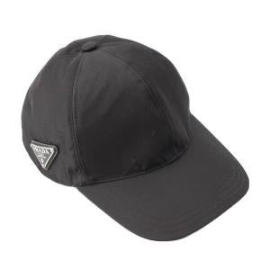PRADA プラダ キャップ 帽子 レディース ブラック Lサイズ PRADA プラダ キャップ 帽子 レディース ブラック Lサイズ