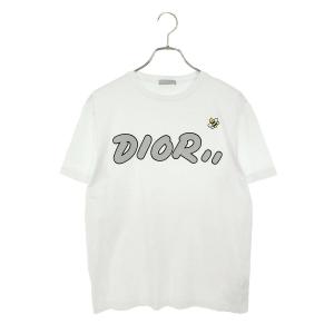 DIOR ディオール KENNY SCHARロゴ刺繍 オーバーサイズ コットン DIOR ディオール KENNY SCHARロゴ刺繍 オーバーサイズ コットン