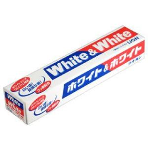 【T】 ライオン ホワイト&ホワイト 150g 横型 1本 はみがき ハミガキ 歯磨き 歯磨き粉 :4903301186403:SCB ...