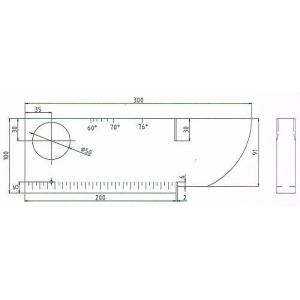 超音波探傷A-1型試験片 :jis-stb-a1:測定機マーケット - 通販 - Yahoo!ショッピング