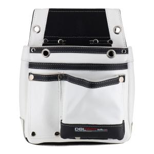 DBLTACT 本革釘袋 2段 DTL-07-WH ホワイト 腰袋 :582502-3K:創工館 - 通販 - Yahoo!ショッピング