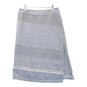 DRAWER ドゥロワー 6524-299-1263 ウエストレザー スカート 裏地シルク