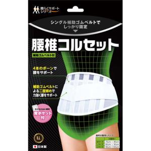 山田式 腰椎コルセットW加圧ベルト Lサイズ 1枚入り : サンドラッグe