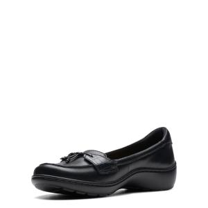 Clarks Womens Cora Haley Loafer Black Leather 8 - 最安値・価格比較 - Yahoo!ショッピング