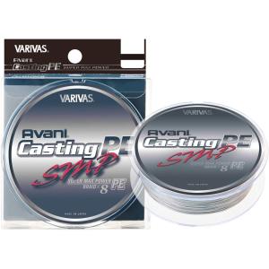 VARIVAS(バリバス) PEライン アバニ キャスティングPE スーパーマッ クスパワー 200m 5号 MAX80lb 8本 ステルスグレー 5号 80lb VARIVAS(バリバス) PEライン アバニ キャスティングPE