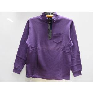 サンタフェ ポンチXボーダーヘンリーネック ジップアップ トレーナー