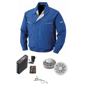 代引不可/KU90810 空調服 R ポリエステル製フード付き FAN2400SPBB