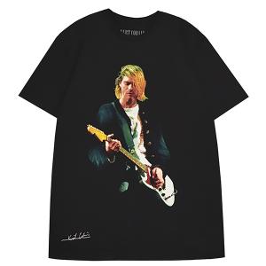 KURT COBAIN カートコバーン Guitar Photo Colour Tシャツ :KCT-13:TRADMODE - 通販 - Yahoo!ショッピング