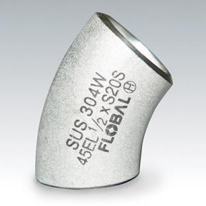 ステンレス継手.com - 45°エルボ（ロング） Sch20S（突合せ溶接管継手）｜Yahoo!ショッピング
