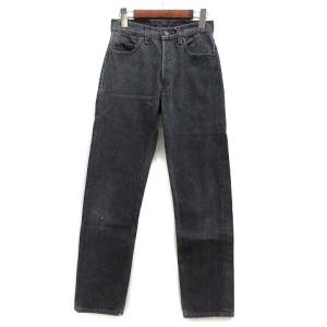 古着 90s USA製 Levi's 505-0260 サルファ スーパー ブラック デニム
