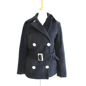 イエナ IENA MANTECO ノーカラーコート アウター 36 ライトブルー 水色