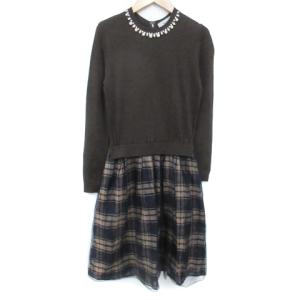 シェアースピリット ワンピース ひざ丈 ドルマンスリーブ 半袖 長袖