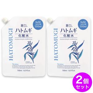 麗白 ハトムギ 化粧水 詰め替え用 500mL 4個セット : みんなのお薬