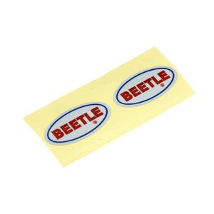 2枚セット【OCEAN BEETLE/オーシャンビートル】「Beetle Oval Logo Sticker Set/ビートルオーバルロゴステッカーセット」(ヘルメット/BUCO/ウルフパック ...
