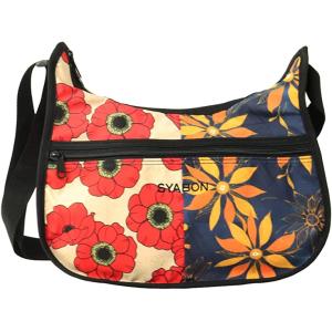 SYABON(シャボン)洗えて軽量華やかな大人柄2室式ショルダーバッグ/ボタニカル :B7307-2:ゆめのれんドットコム - 通販 - Yahoo!ショッピング