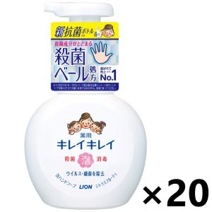 【送料無料(※一部地域を除く)】キレイキレイ 薬用泡ハンドソープポンプ 本体 250ml×20コ ライオン :4903301176848-20 ...